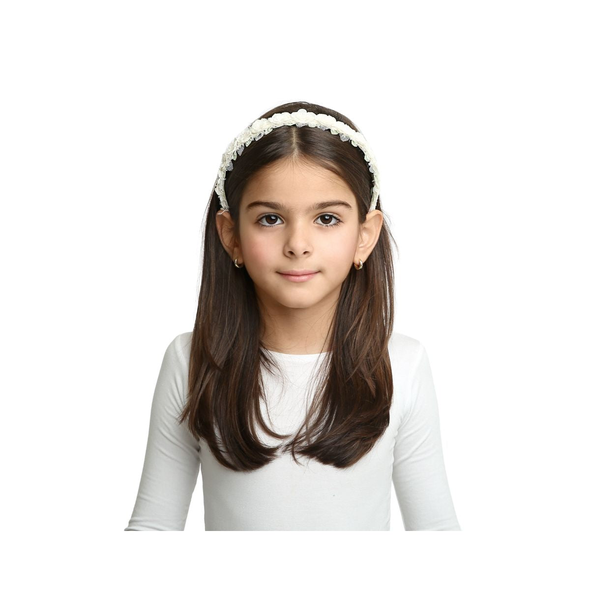 Dacee Tulle Flowers Headband - C4375 – Little Toes