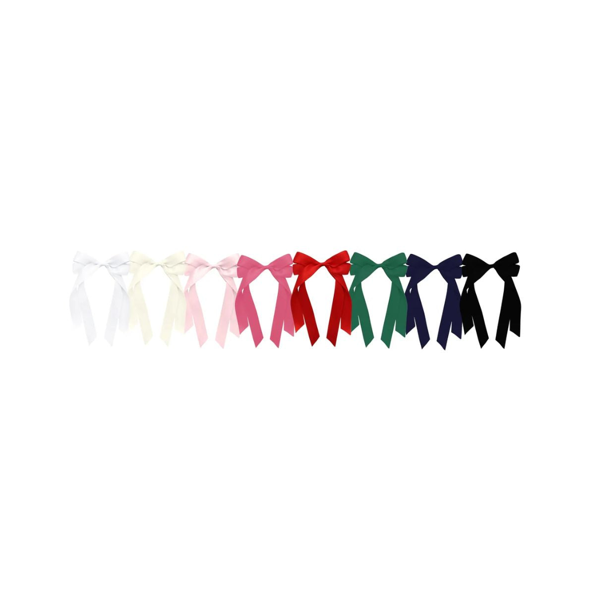 Bows Arts Satin Double Long Tail Bow – Little Toes