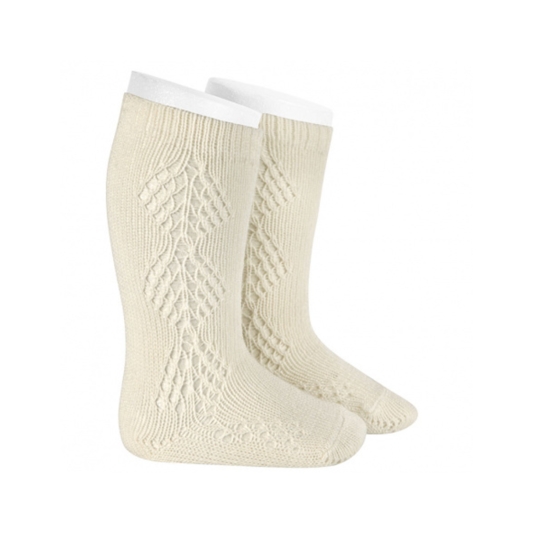 Condor Wool Diamond Crochet Knee High - 1532/2 – Little Toes